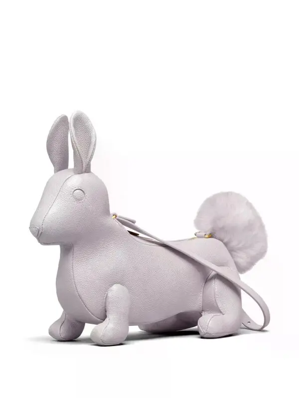 Thom Browne Baby Rabbit Shoulder Bag - Purple