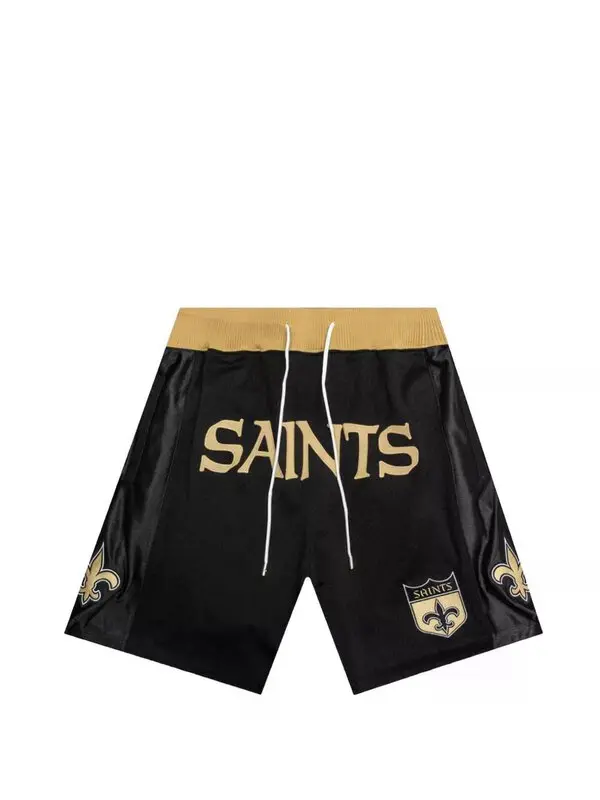JUST DON Z Mitchell & Ness Logo Patch Shorts
