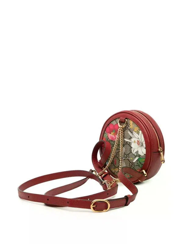 Gucci Mini Ophidia Flora Round Backpack - Neutrals