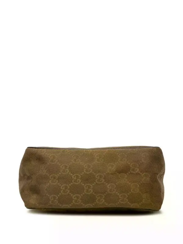 Gucci Gg Canvas Monogram Handbag - Brown