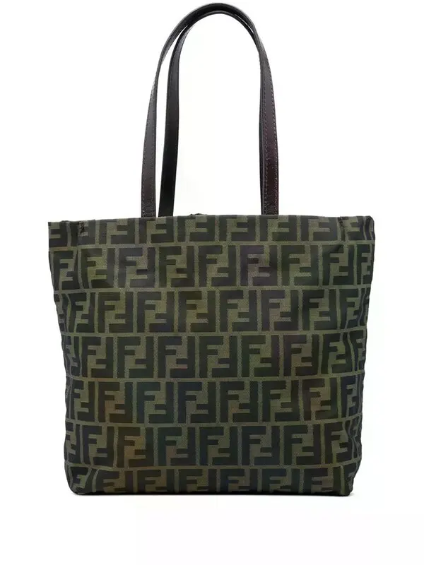 Fendi Zucca Canvas Tote Bag - Brown