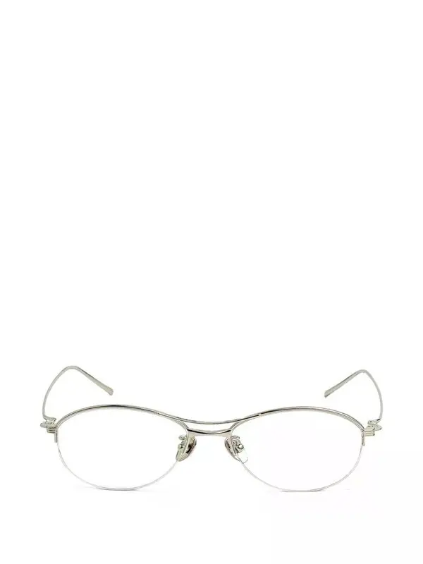 AKILA Helix Round-frame Glasses - Silver