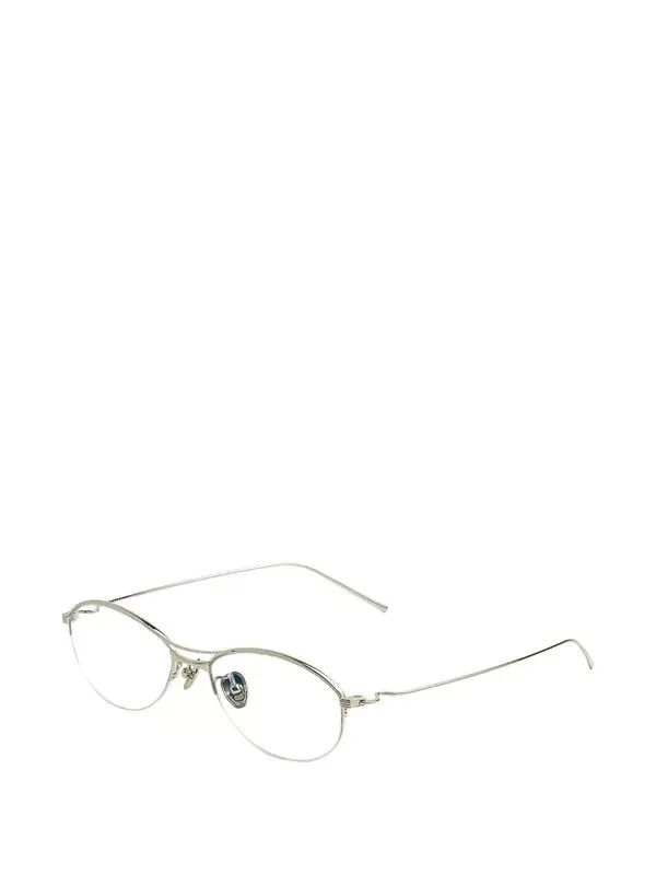 AKILA Helix Round Frame Eyeglasses - Silver