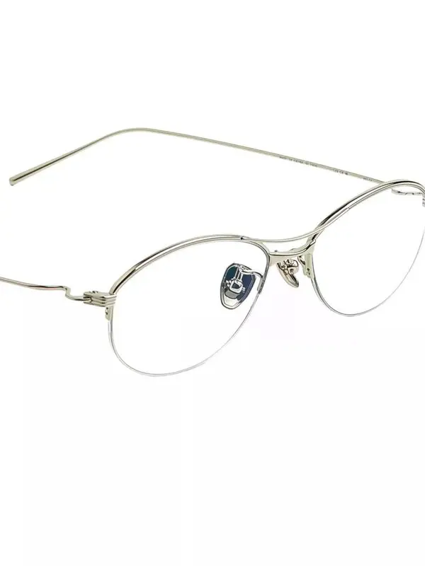 AKILA Helix Round Frame Eyeglasses - Silver