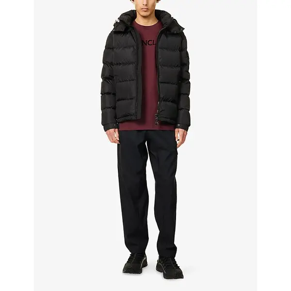 Moncler Maya Padded Nylon-down Jacket - Black