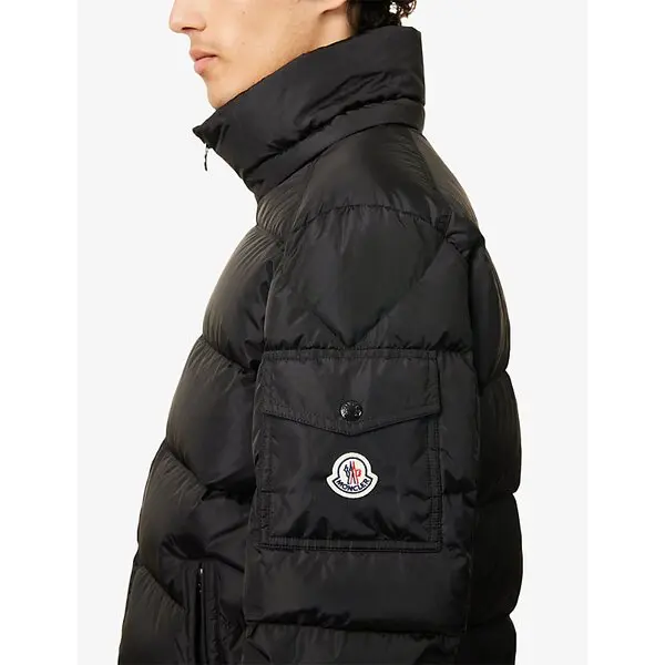 Moncler Maya Padded Nylon-down Jacket - Black