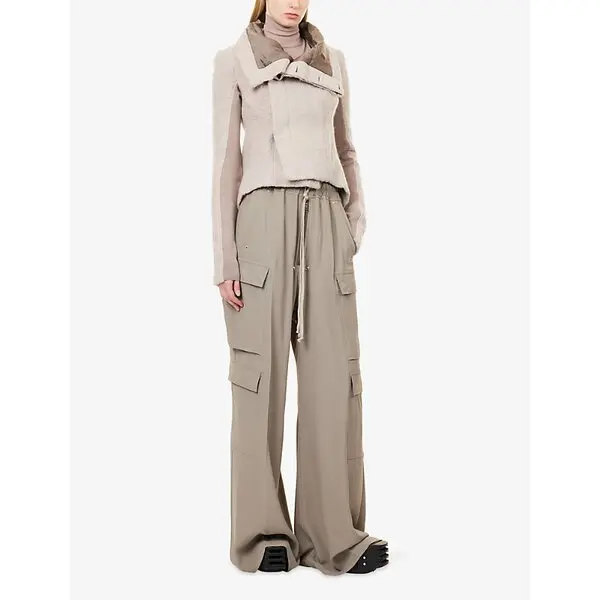 Rick Owens Naska Buttoned Wool-blend Jacket