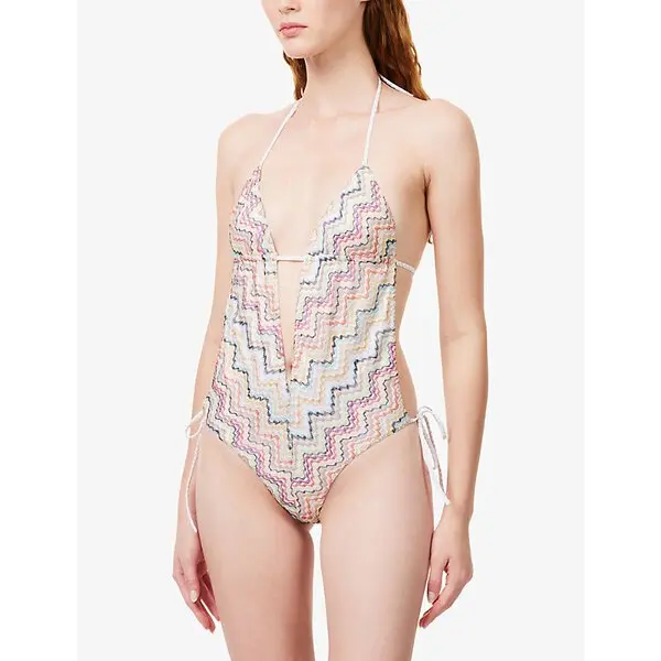 Missoni Zig-zag Pattern Swimsuit