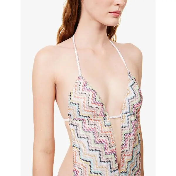 Missoni Zig-zag Pattern Swimsuit