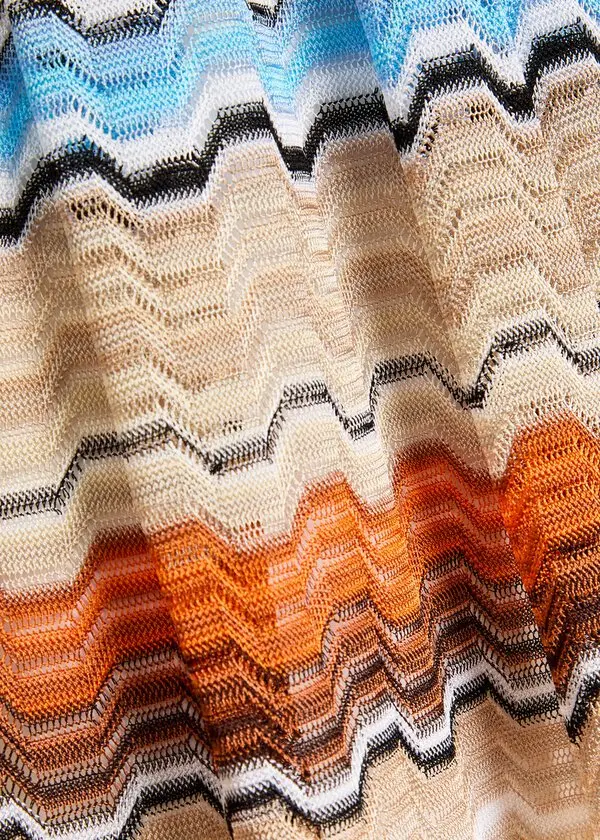 Missoni Zigzag Intarsia Fine-knit Maxi Cover-up Dress