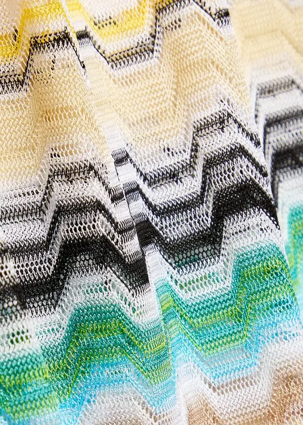 Missoni Patterned Wide-leg Fine-knit Trousers