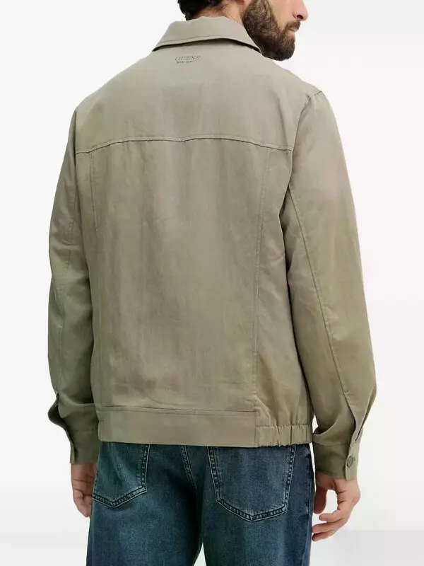Guess Zip-up Collared Jacket