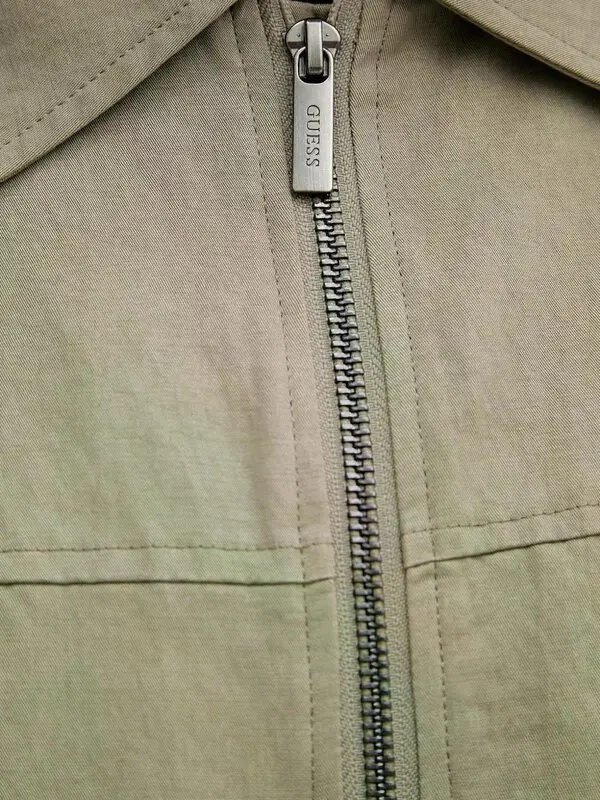 Guess Zip-up Collared Jacket