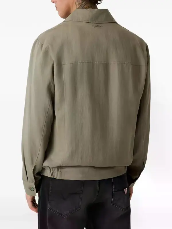 Guess Zip-up Collared Jacket