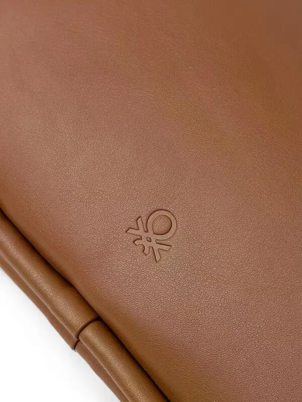 BENETTON Maxi Logo-debossed Tote Bag