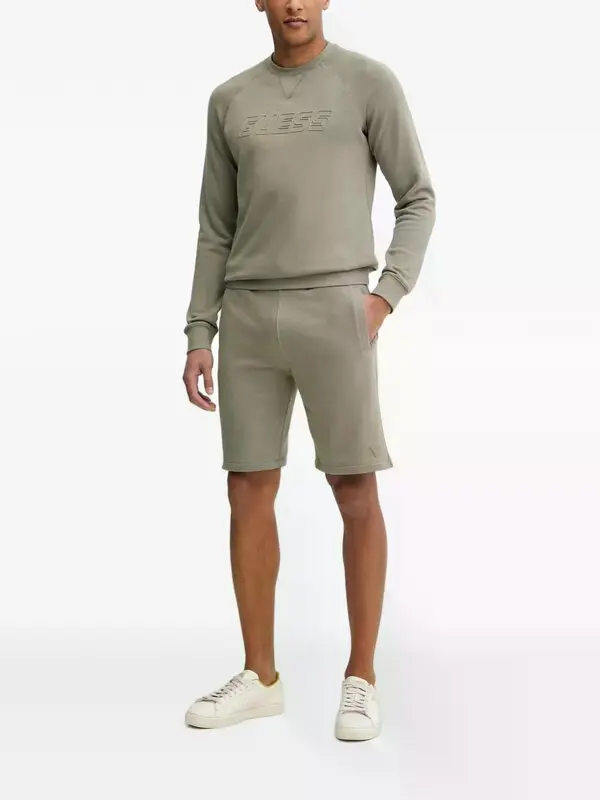 Guess Logo Embossed Sweatshirt