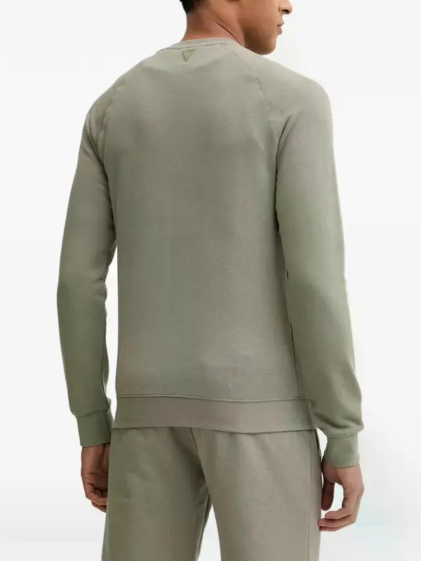 Guess Logo Embossed Sweatshirt