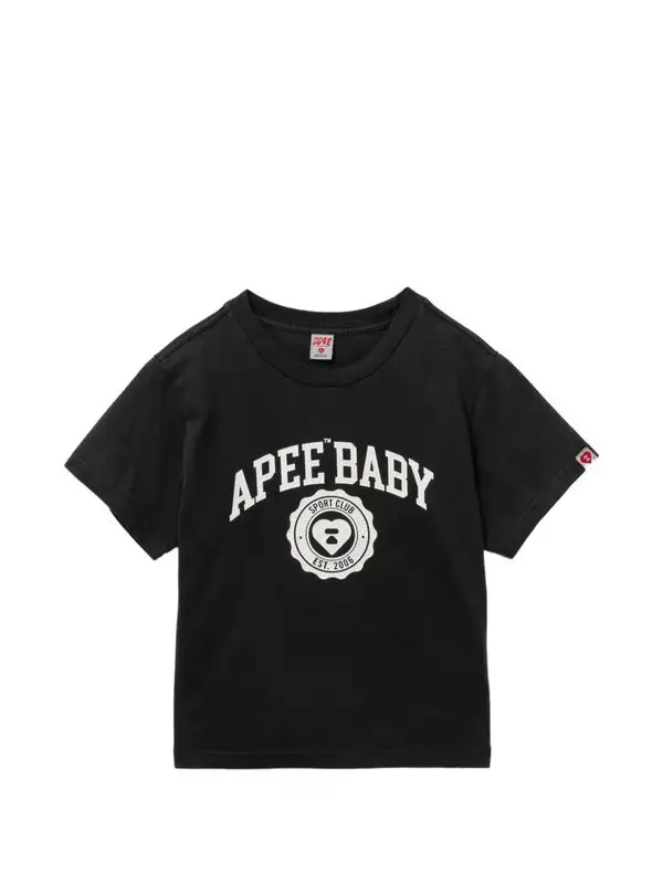 AAPE BY *A BATHING APE Apee™ A Bathing Ape® Logo Print T-shirt - Grey