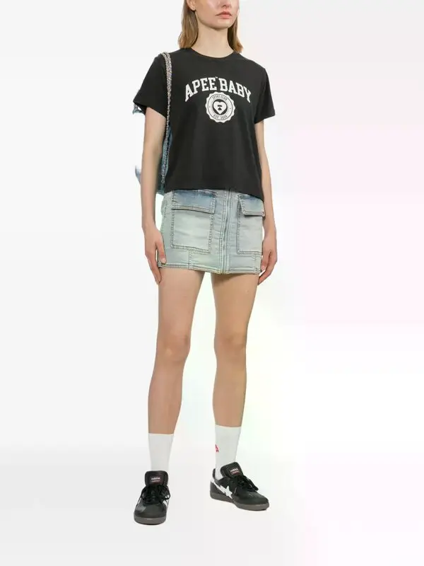 AAPE BY *A BATHING APE Logo Print T-shirt