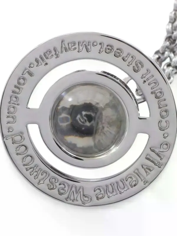 VIVIENNE WESTWOOD Tone Orb Pendant Necklace - Silver
