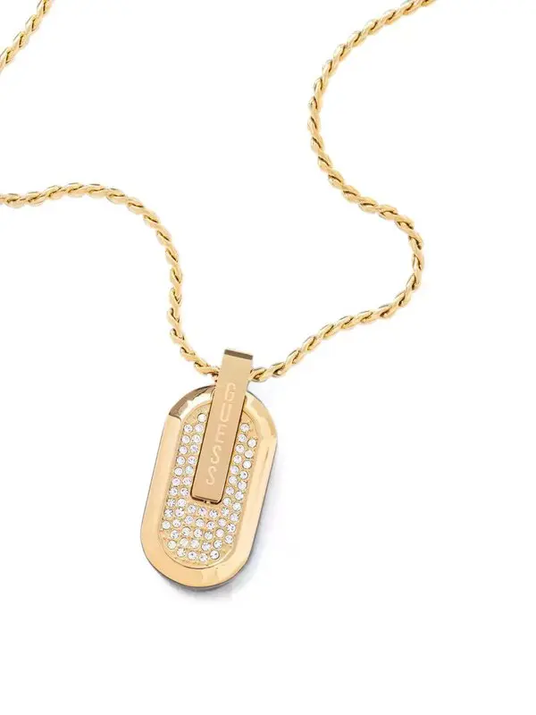 Guess Crystal Embellished -tone Necklace