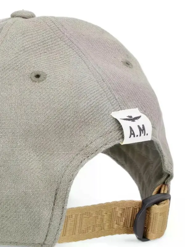 AERONAUTICA MILITARE Embroidered Logo Baseball Cap - Grey