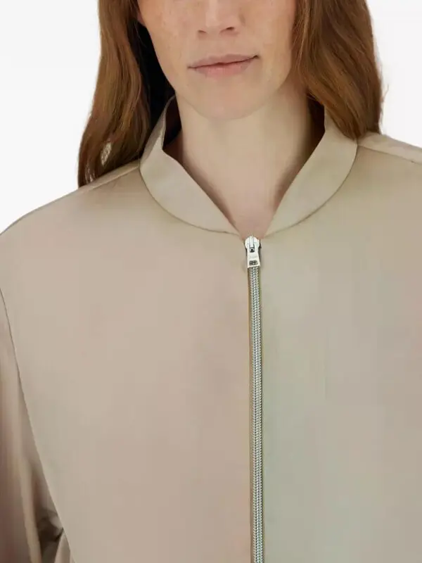 Herno Zip-fastening Bomber Jacket - Neutrals