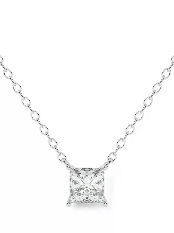 Diamond Essentials White Gold Solitaire Necklace