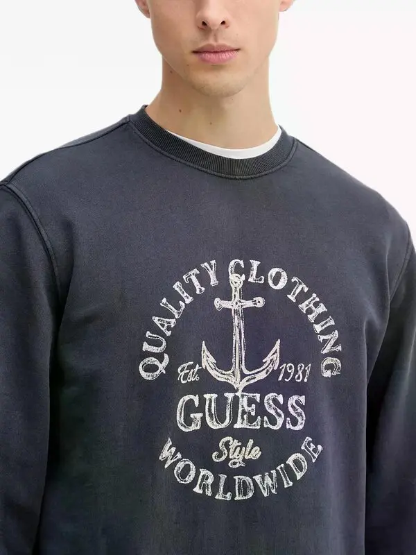 Guess Embroidered Crewneck Sweatshirt