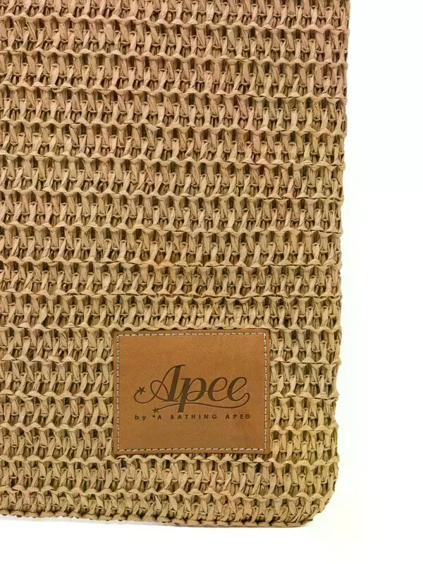 AAPE BY *A BATHING APE Logo-patch Tote Bag
