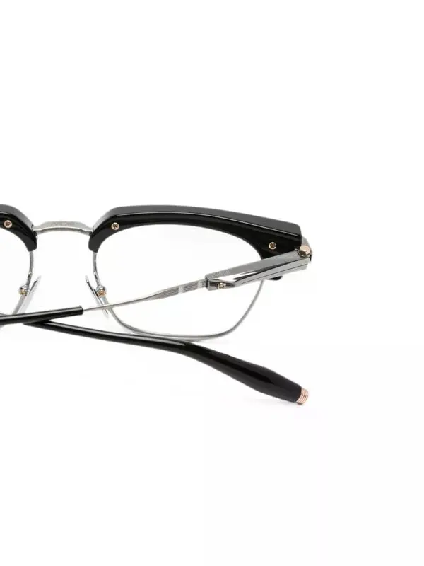 AKONI Hubble Browline Eyeglasses - Silver