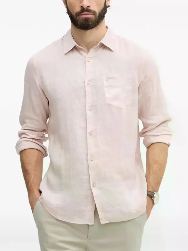 Guess Linen Striped Shirt