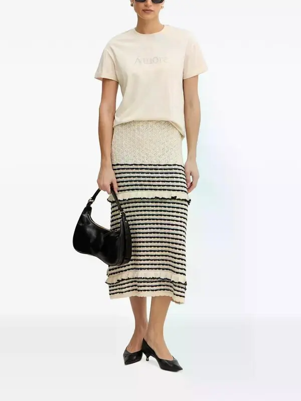POLLINI Viktoria Logo-debossed Tote Bag