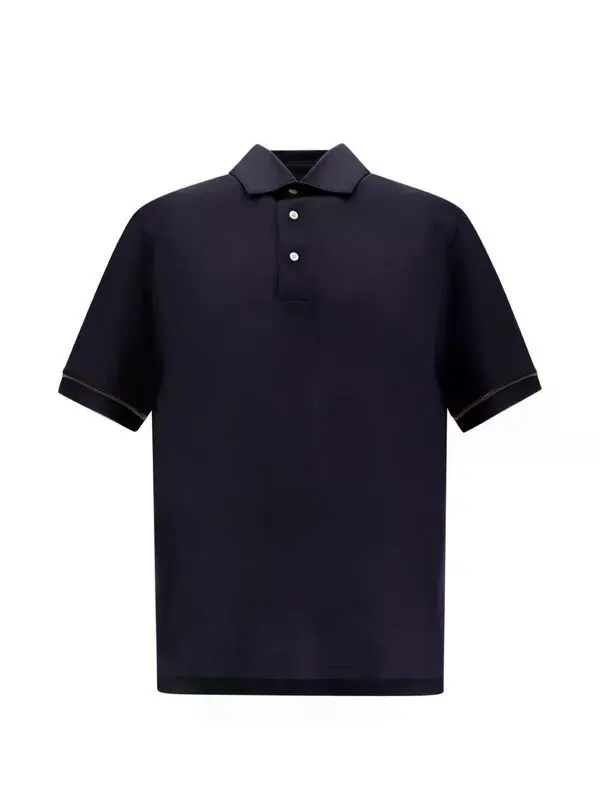 Herno Wool Polo Shirt - Blue