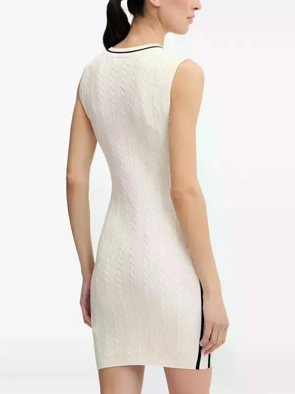 Guess Cable Knit Sleeveless Mini Dress
