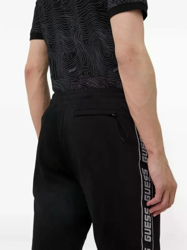 Guess Logo Tape Drawstring Shorts