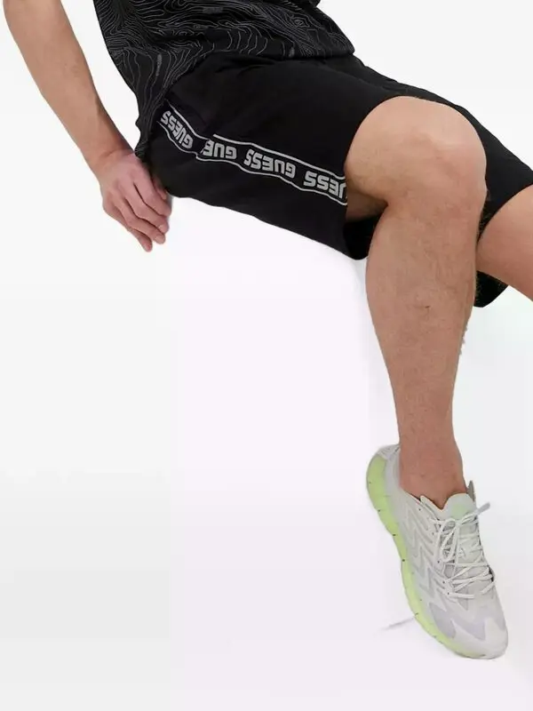 Guess Logo Tape Drawstring Shorts