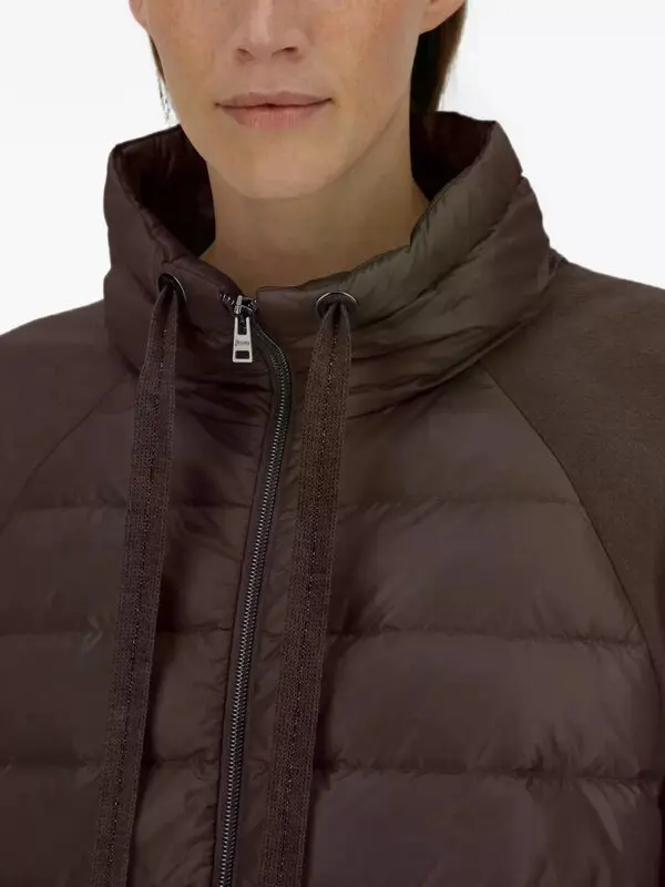 Herno Resort Quilted Drawstring-collar Jacket