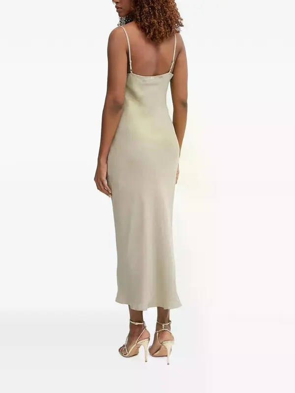 Guess Satin Midi Dress - Neutrals