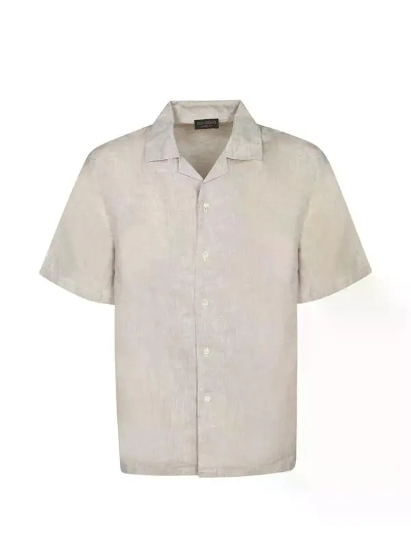 DELL'OGLIO Short-sleeve Bowling Shirt