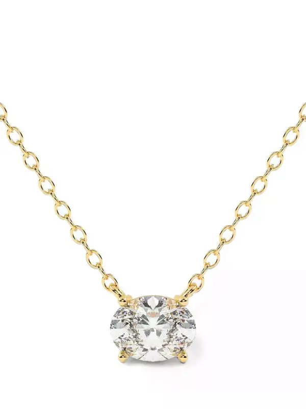 Diamond Essentials 14kt Yellow Solitaire Diamond Pendant Necklace