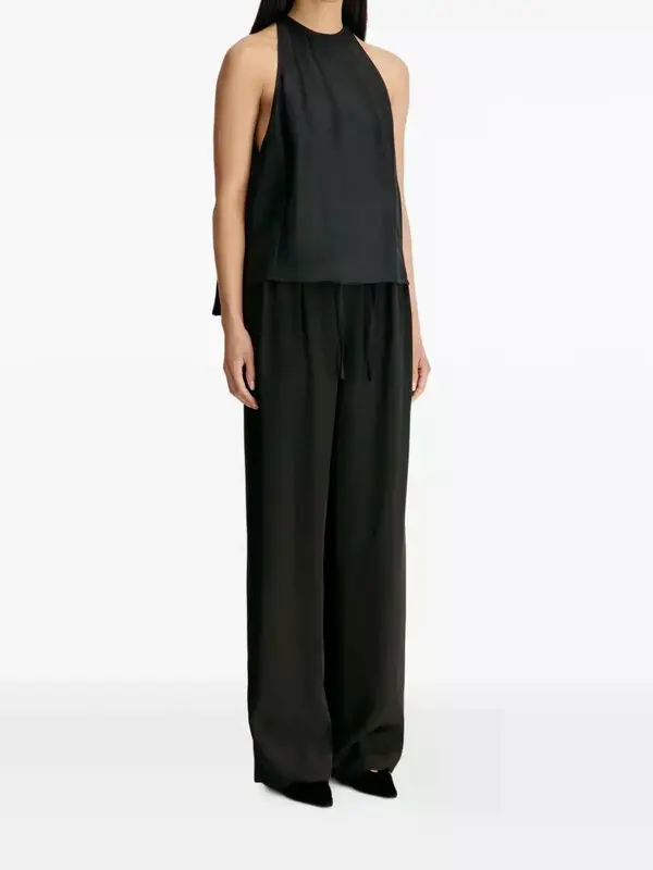 Loulou De Saison Silk Halterneck Top