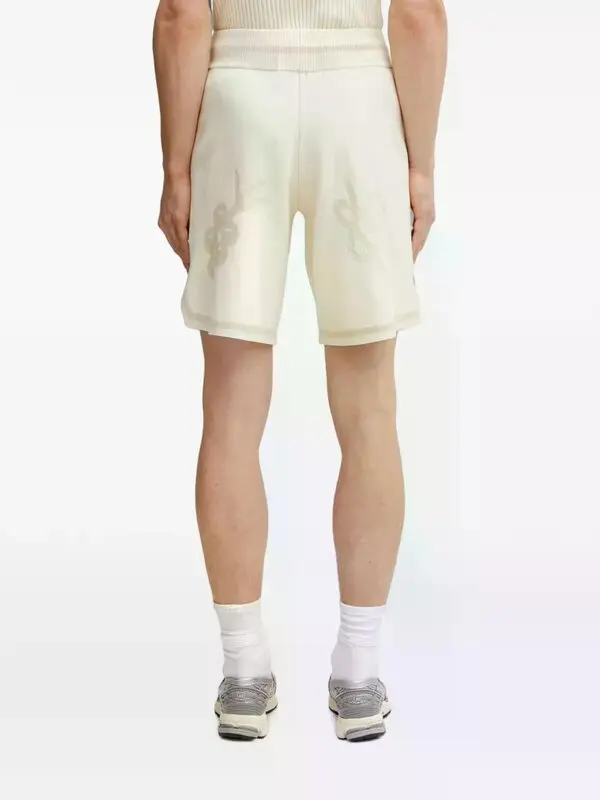 Filling Pieces Intarsia Knit Drawstring Shorts