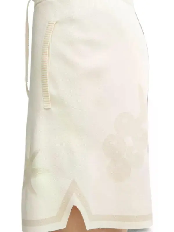 Filling Pieces Intarsia Knit Drawstring Shorts