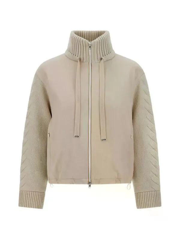 Herno Resort Cable-knit Jacket - Neutrals