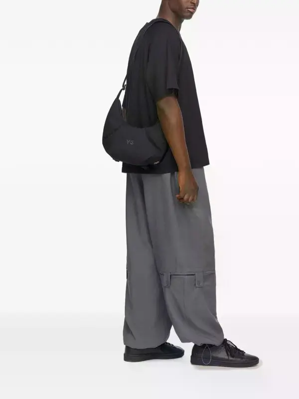 Y3 Crescent Silhouette Tote Bag