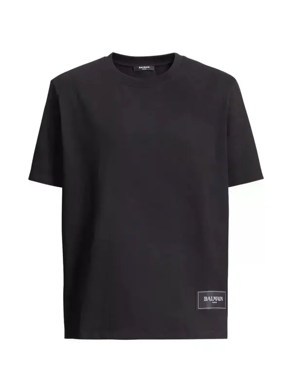 Balmain Logo-patch T-shirt