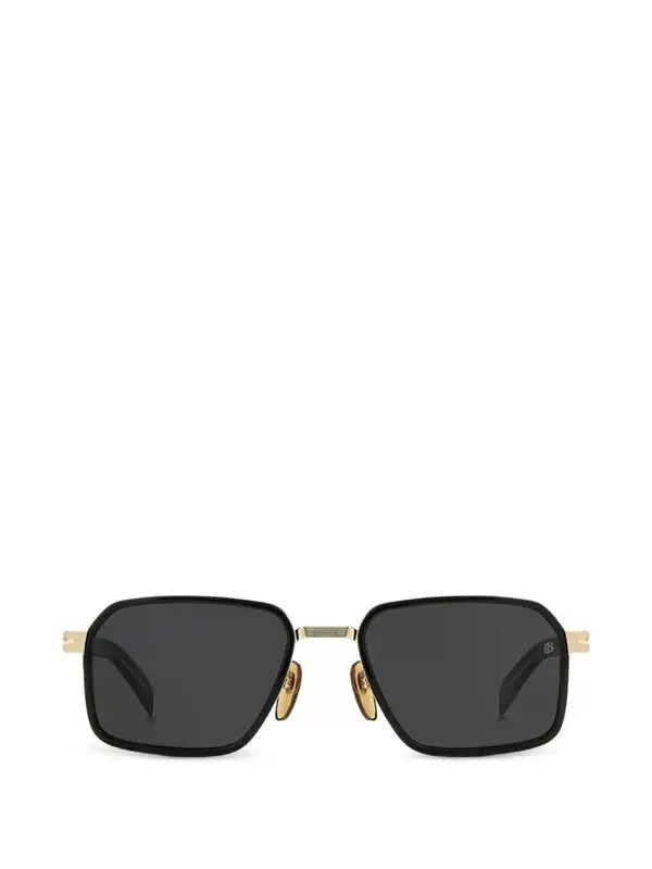 DB EYEWEAR BY DAVID BECKHAM Geometric Frame Sunglasses - Black