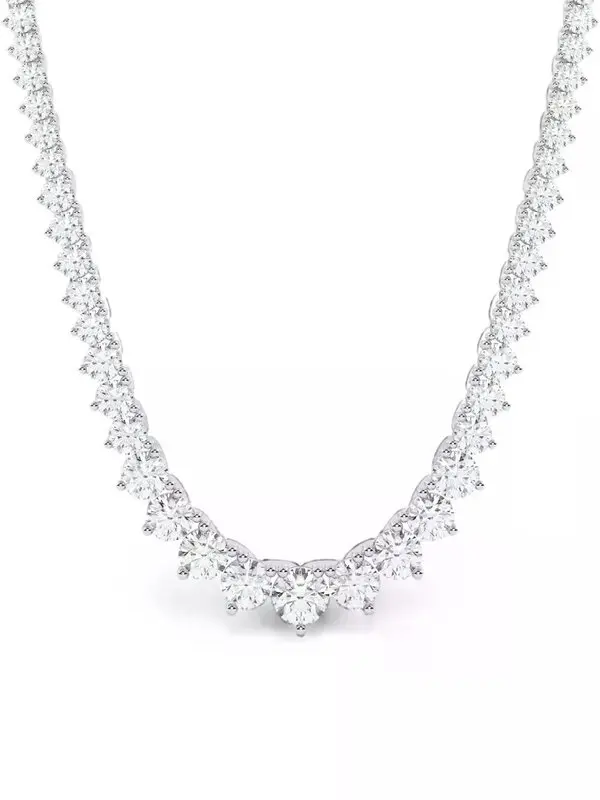 Diamond Essentials Laboratory-grown Diamond Necklace - Silver