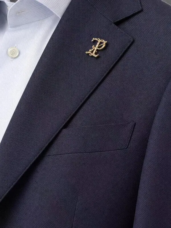 Pal Zileri Logo-pin Single-breasted Jacket